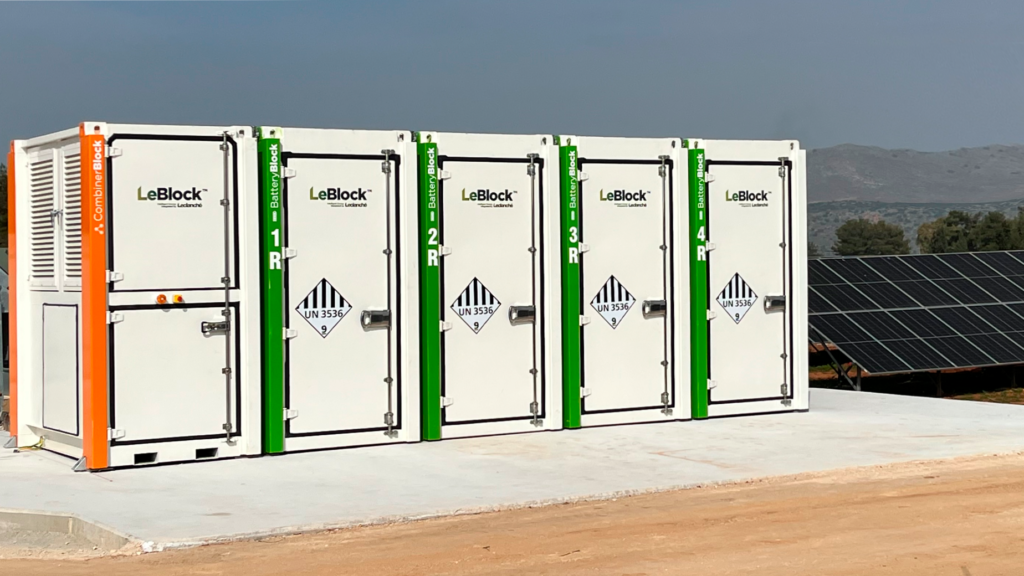 First installation of Leclanché LeBlock battery energy storage system ...