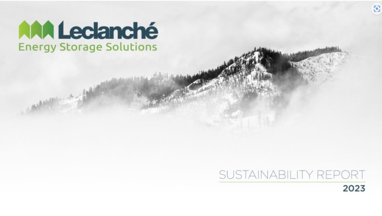 Sustainability - Leclanché